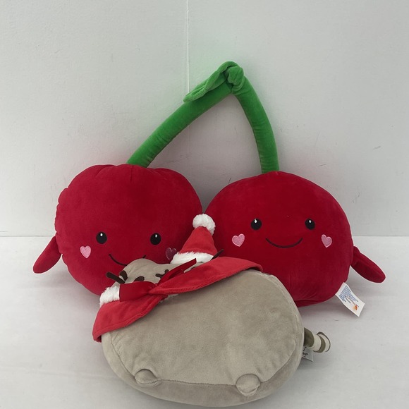 Cherry Pusheen | Toys | Red Cherry Plush Pusheen Gray Cat Stuffed ...